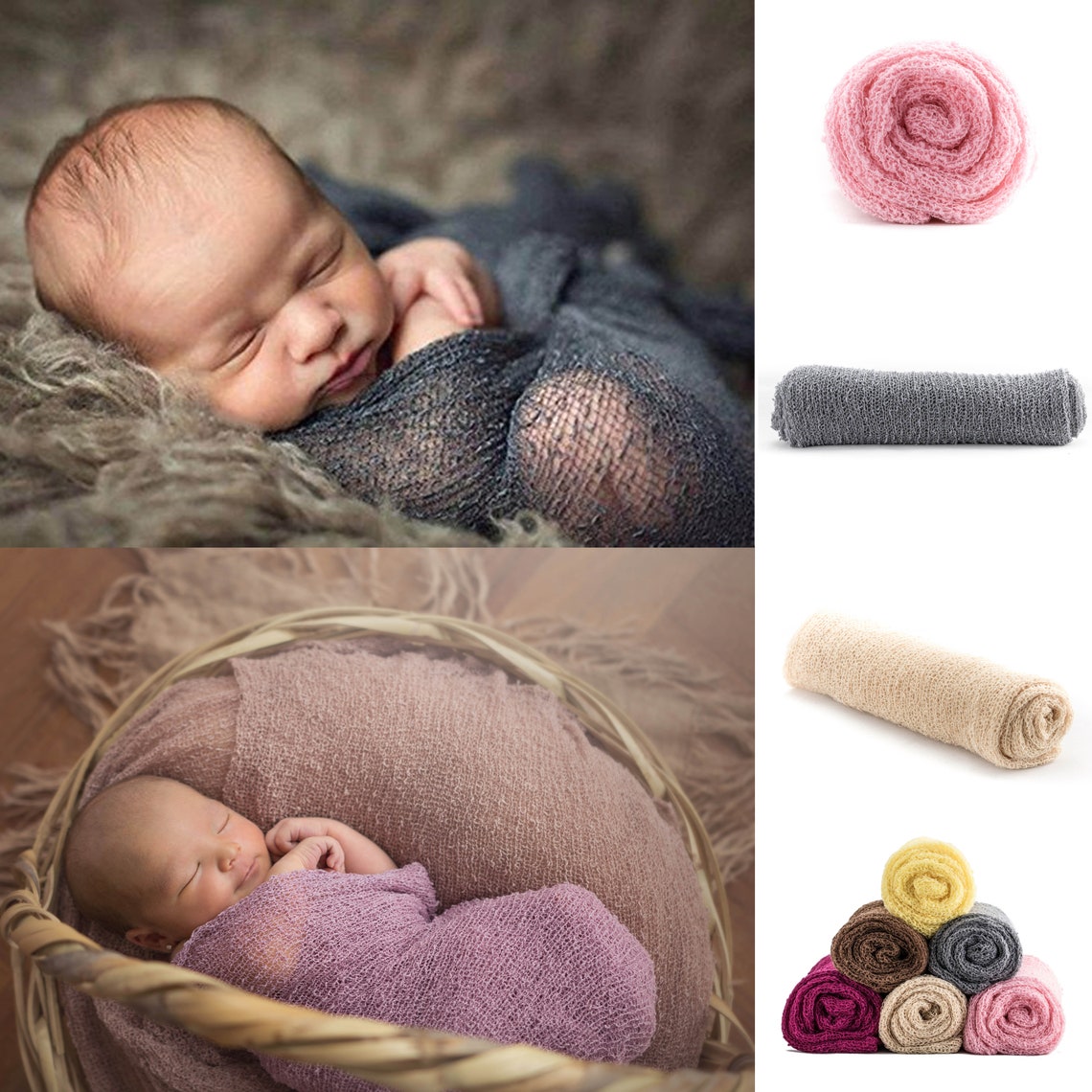 Spitze Fotoshooting Newborn Neugeborenen Strech Wrap Pucktuch - Etsy.de