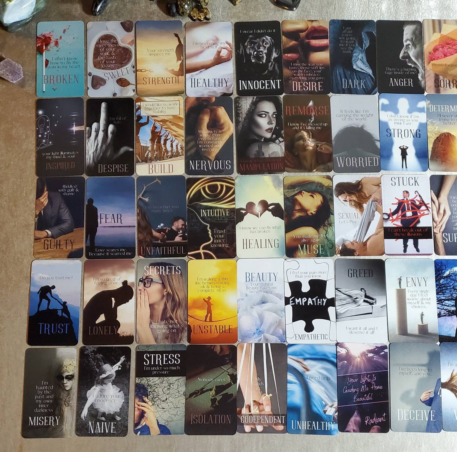 Ocean of Emotion Oracle Cards - Bridget Rau Divine Essentials Decks ...