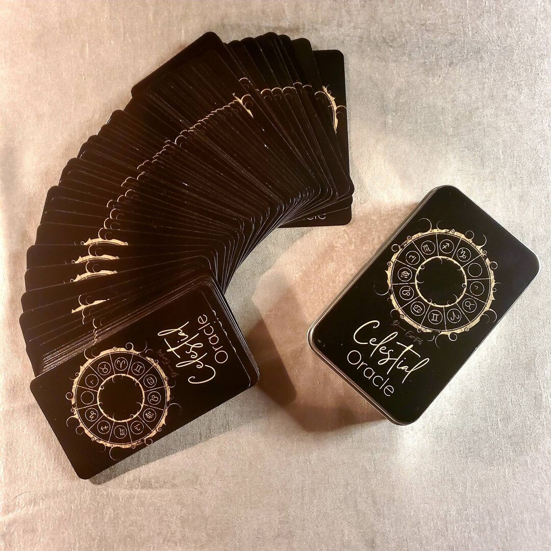 Celestial Oracle Deck tarot Size Astrology Oracle Cards - Etsy