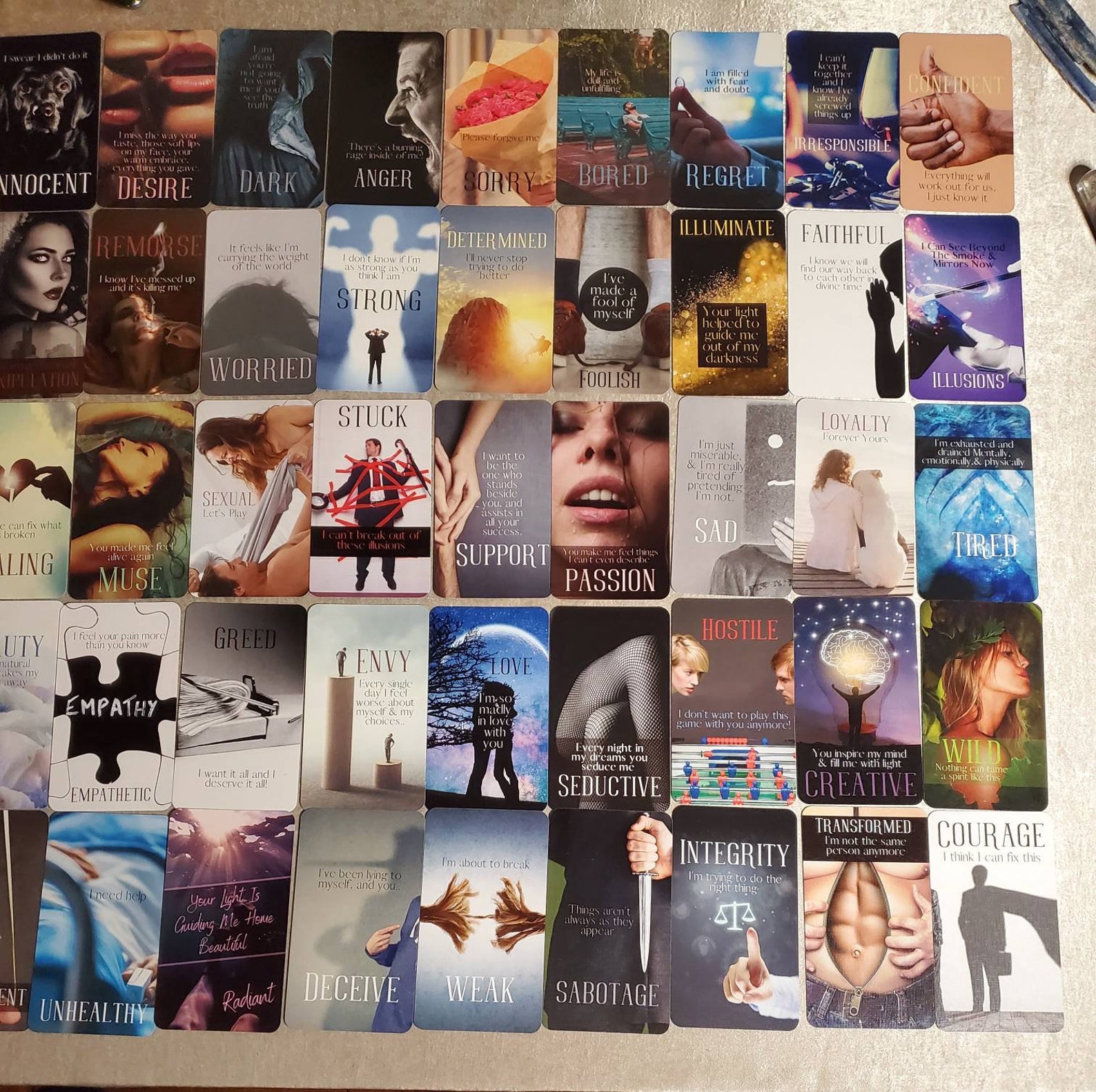 Ocean of Emotion Oracle Cards Bridget Rau Divine Essentials - Etsy