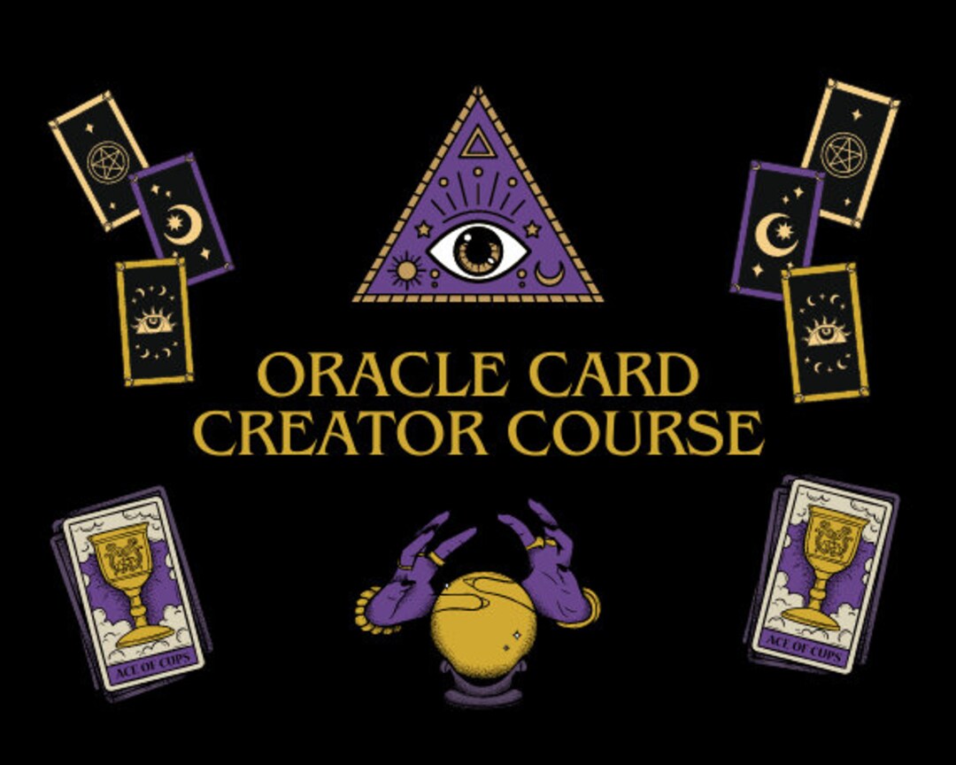 How to Create Oracle & Tarot Card Decks Course Learn to Publish, Design ...