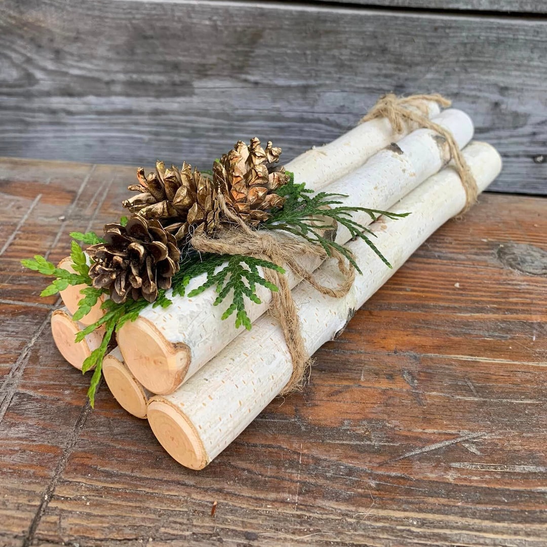 White Birch Fireplace Logs Birch Firewood Christmas Birch Bundle - Etsy