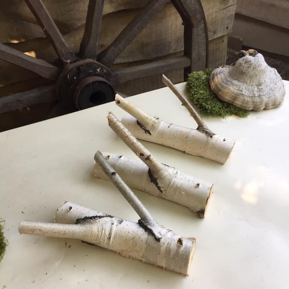 Set of 3 Rustic Coat Hooks Tree branch hanger | Etsy