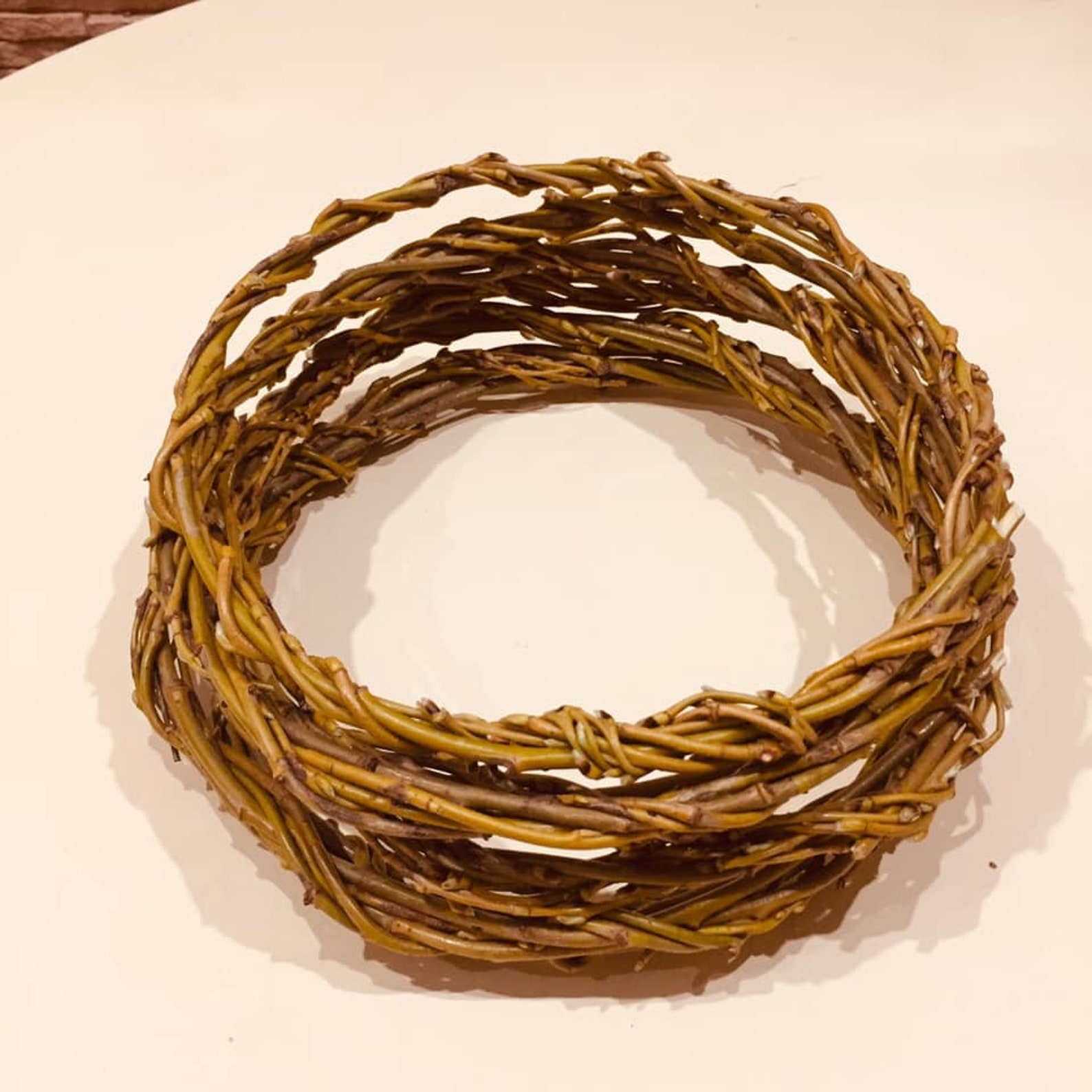 Hatural willow hoops Willow branch wreath Twig wreath base | Etsy