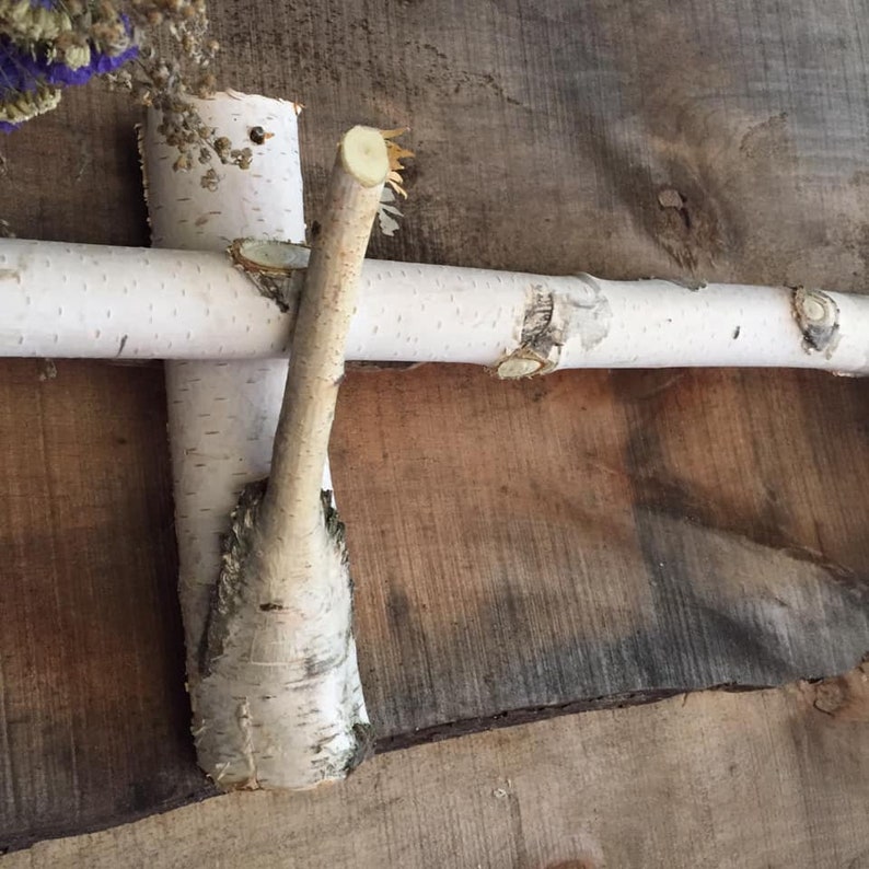 Natural Birch Branch Rustic curtain rod Driftwood Curtain Rod | Etsy