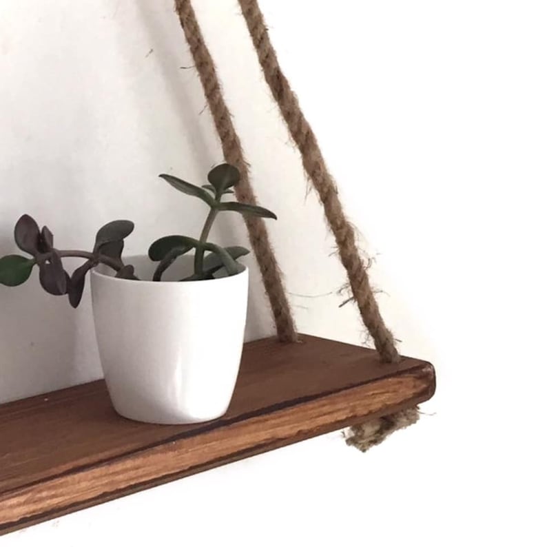 Rope Shelf Floating Shelves Triangle Shelf Hanging Shelves Rope - Etsy