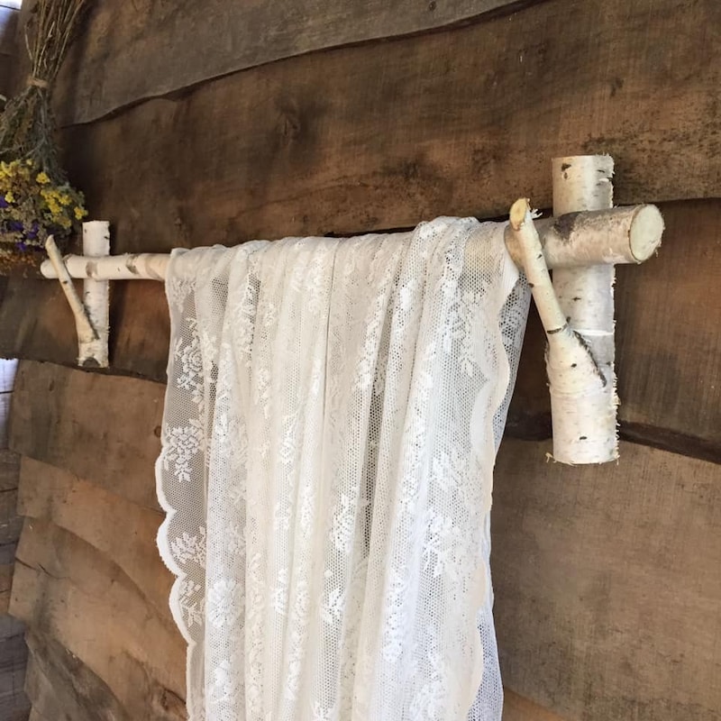 Rustic Curtain - Etsy