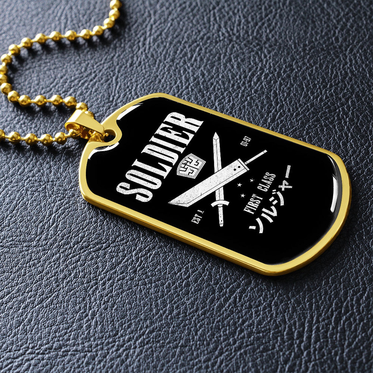 Soldier First Class Fantasy RPG Dog Tags Gamer Dog Tags - Etsy