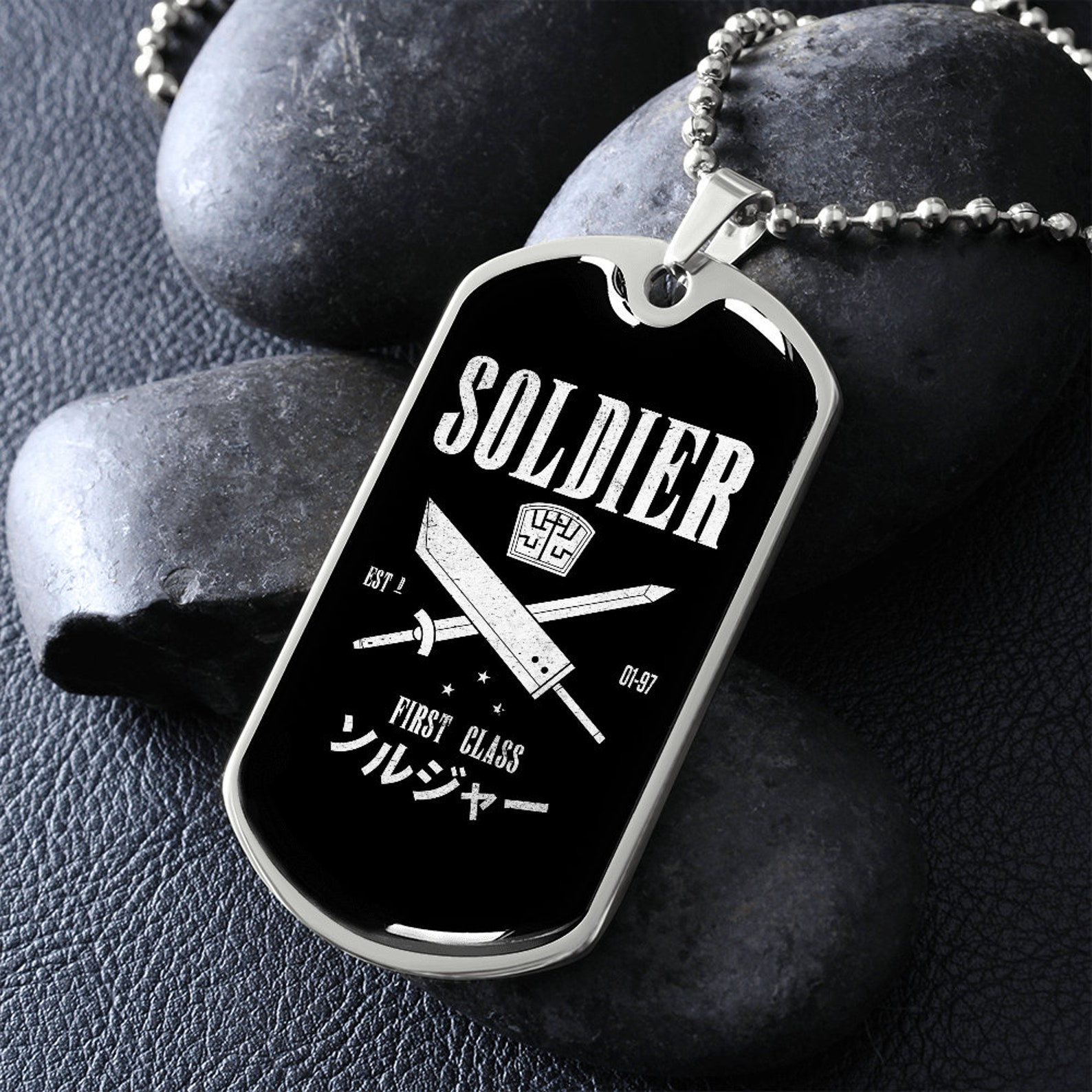 Soldier First Class Fantasy RPG Dog Tags Gamer Dog Tags - Etsy