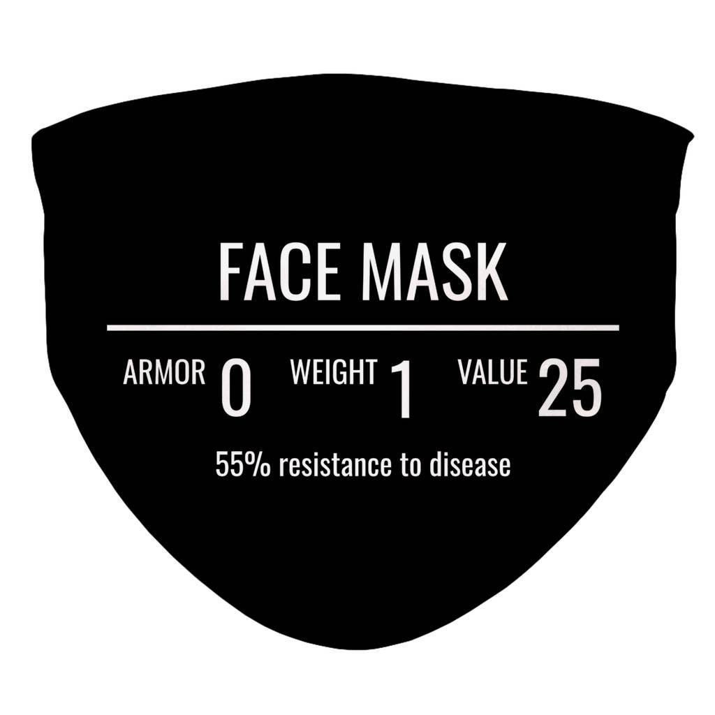 Fantasy RPG Face Mask Video Game Sublimation Face Mask - Etsy