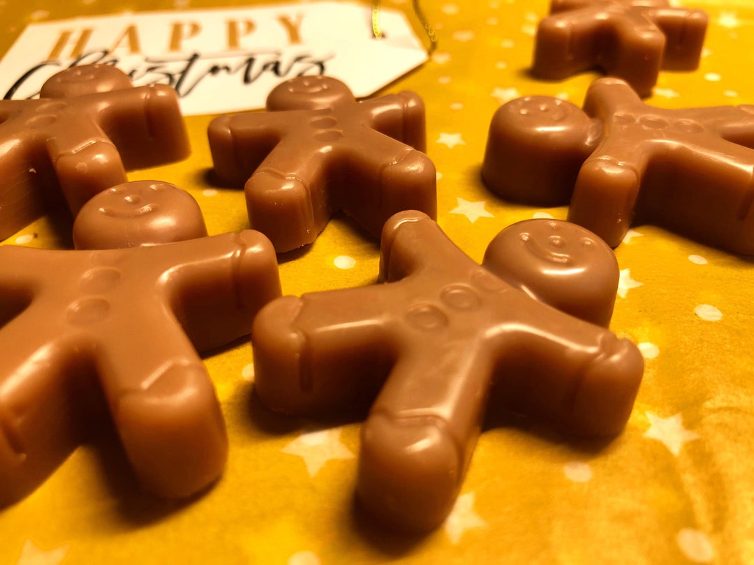 Gingerbread Man Wax Melts 6 Pack Christmas Gift - Etsy
