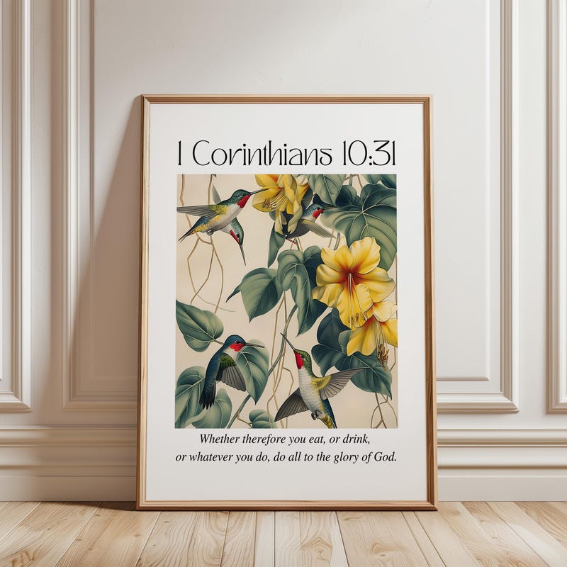 1 Corinthians 10 31 - Etsy