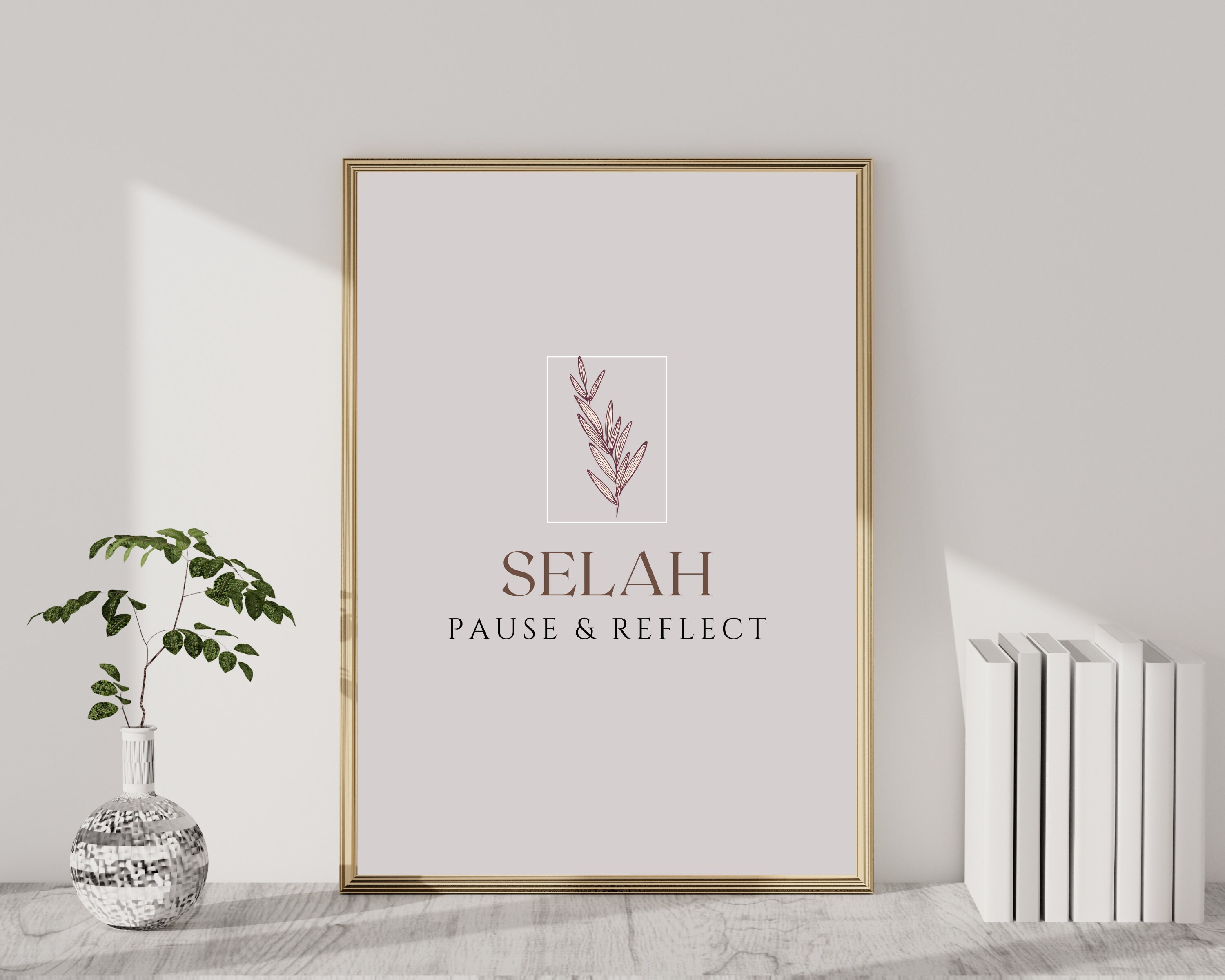 Selah Wall Art Selah Psalms Print Modern Christian Art - Etsy Australia