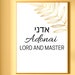 Names of God Wall Art, Adonai Lord and Master With Hebrew Writing ...
