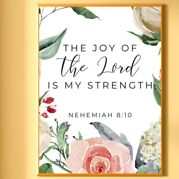 Nehemiah 8 10 - Etsy