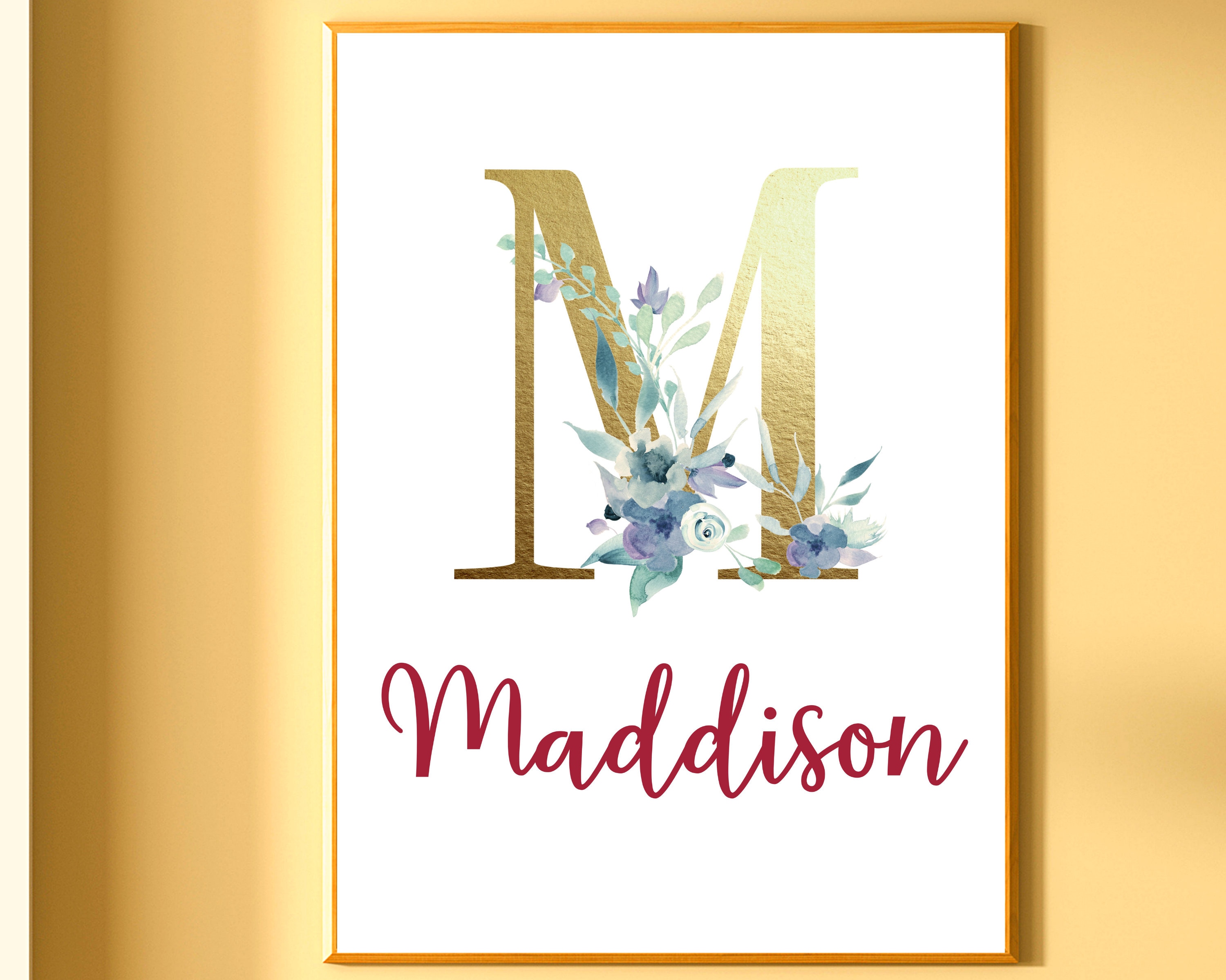 Maddison Name Meaning Art Maddison Gift Printable Baby - Etsy España