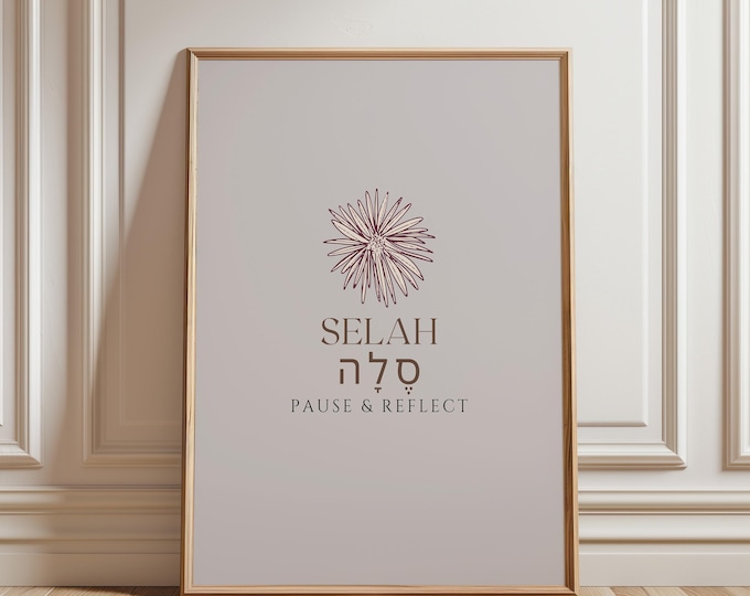 The Shabbat Digital Poster, 4th Commandment Sabbath Wall Art, Hebrew ...
