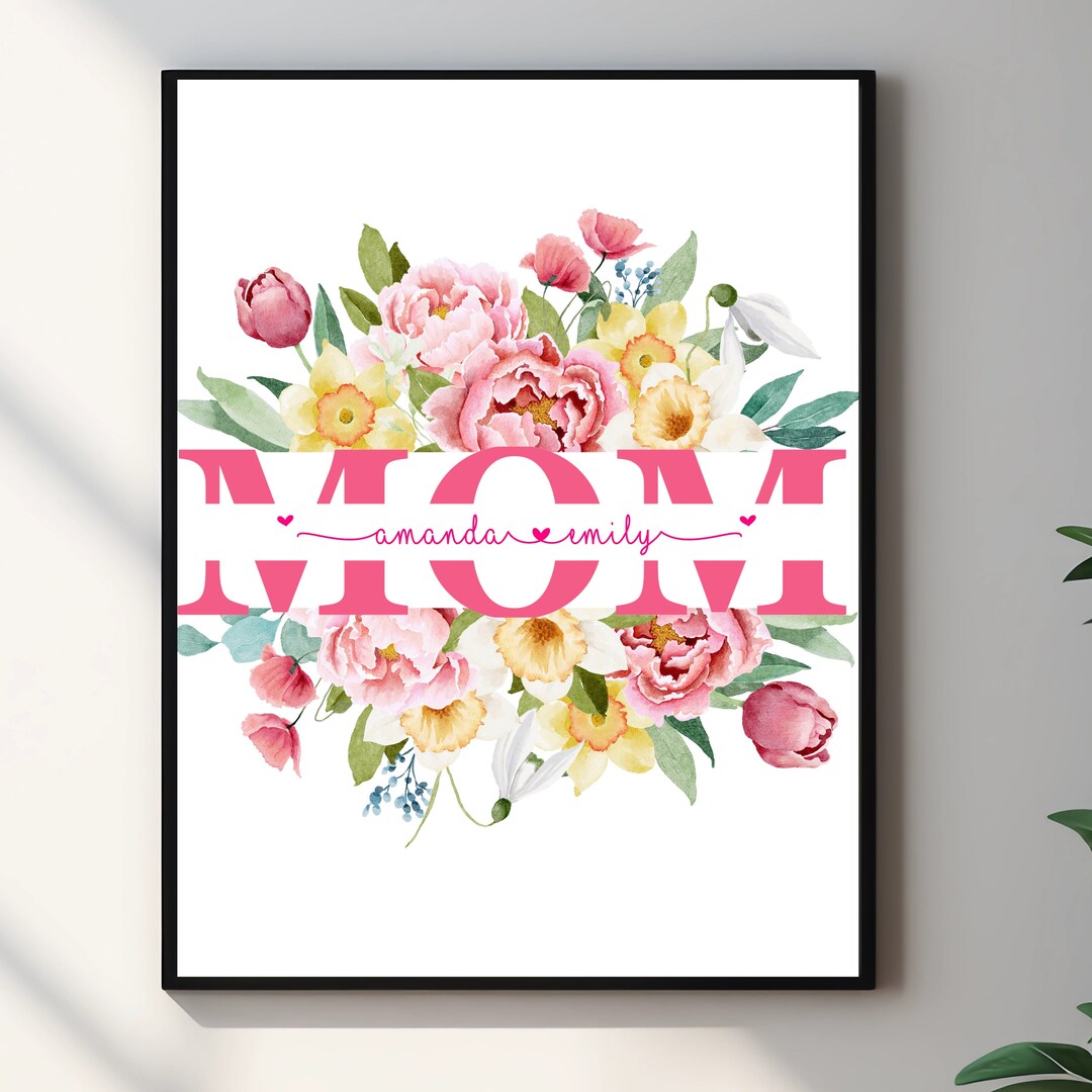 Personalized Proverbs 31 Wall Art Printable Christian Mothers Day Gifts ...