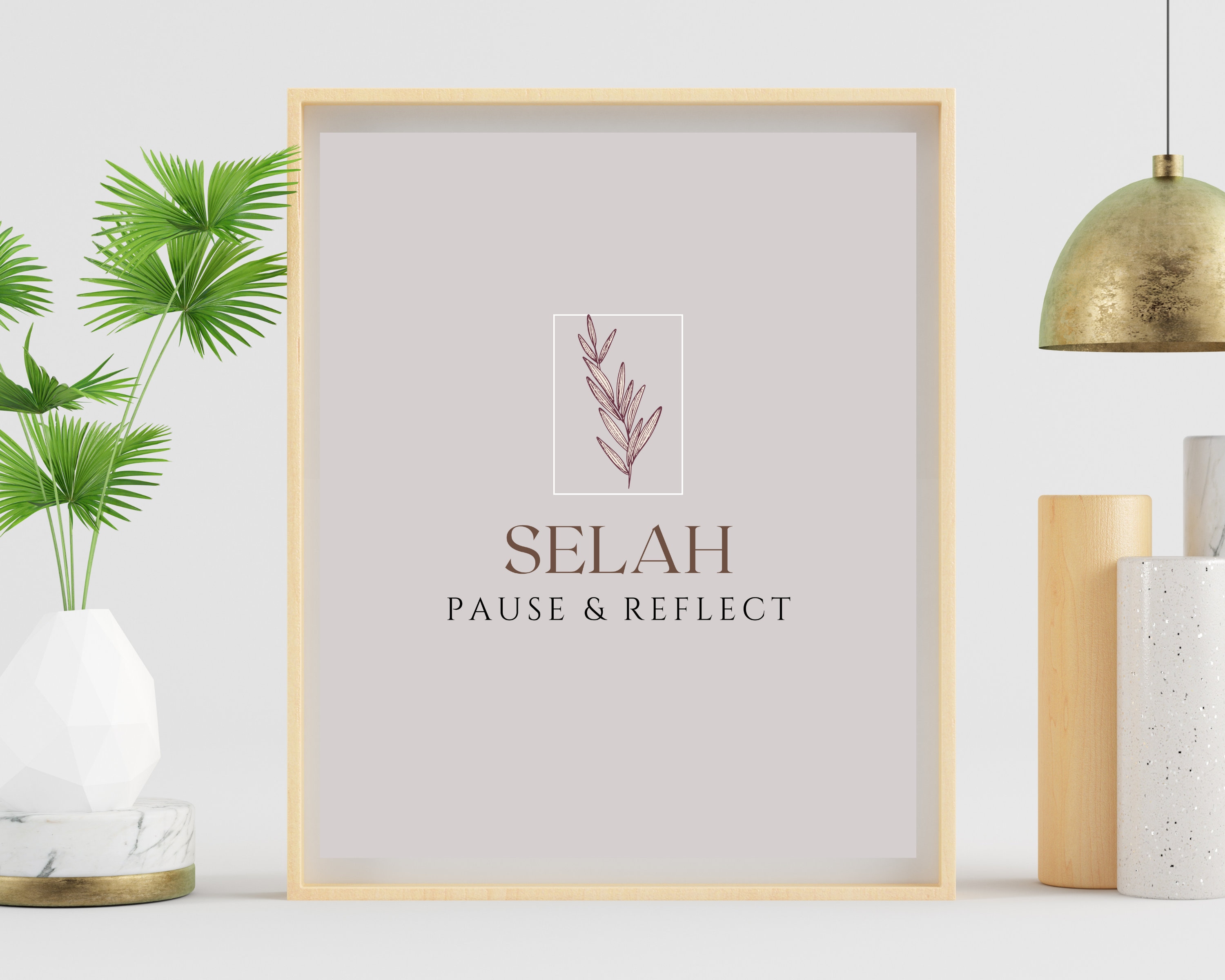 Selah Wall Art Selah Psalms Print Modern Christian Art - Etsy Australia