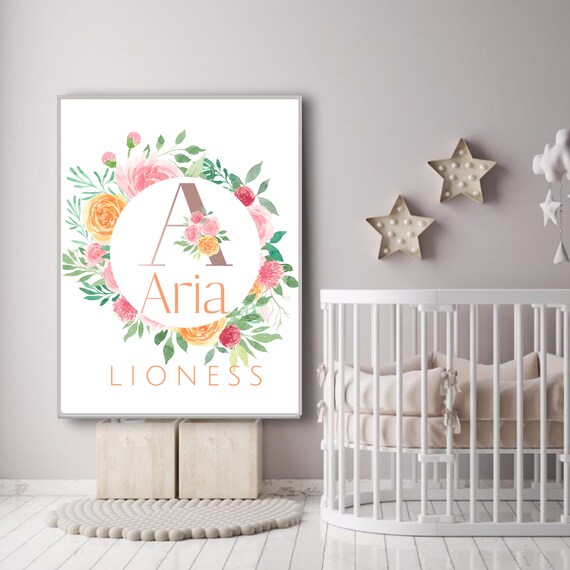 Aria Name Meaning Print Baby Name Definition Nursery Room - Etsy Australia