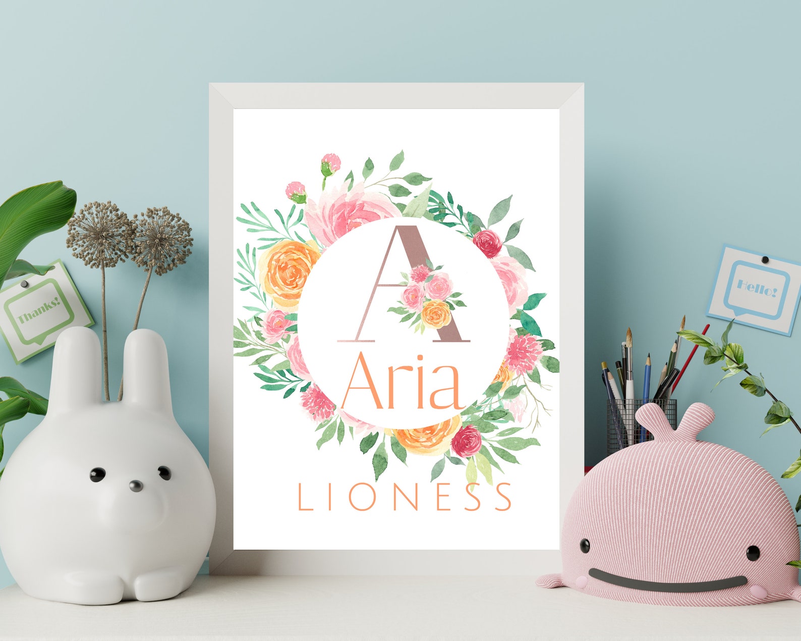 Aria Name Meaning Print Baby Name Definition Nursery Room | Etsy