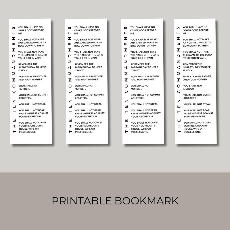 Beatitudes Bookmark - Etsy