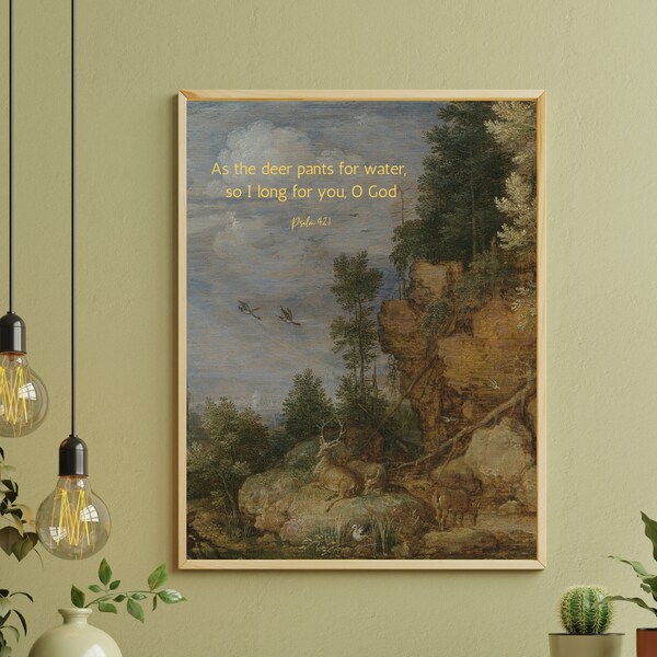 Psalm 42 1 - Etsy
