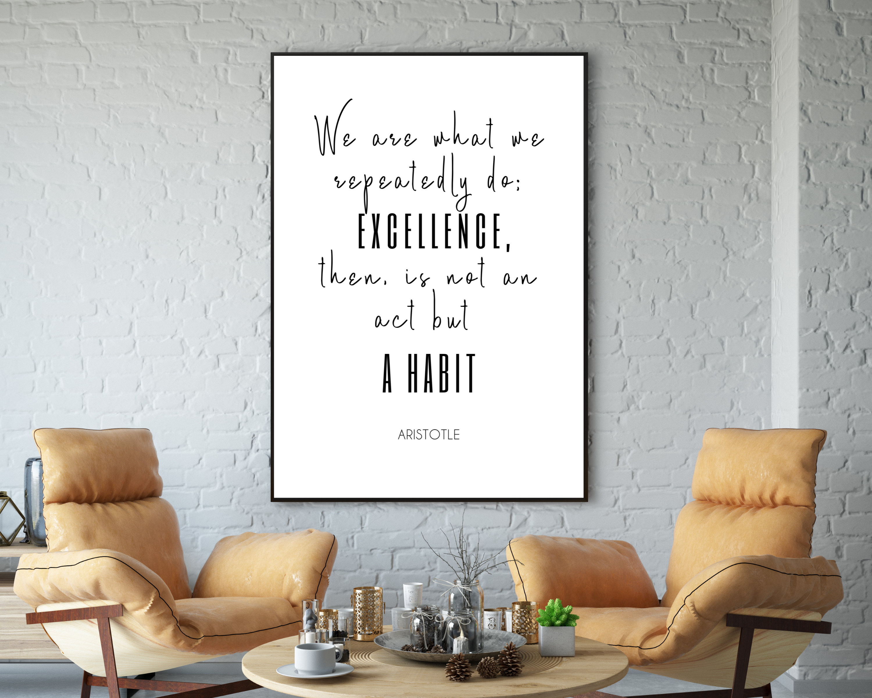 We Are What We Repeatedly Do Wallpaper