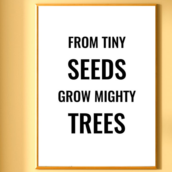 Grow Mighty Trees - Etsy