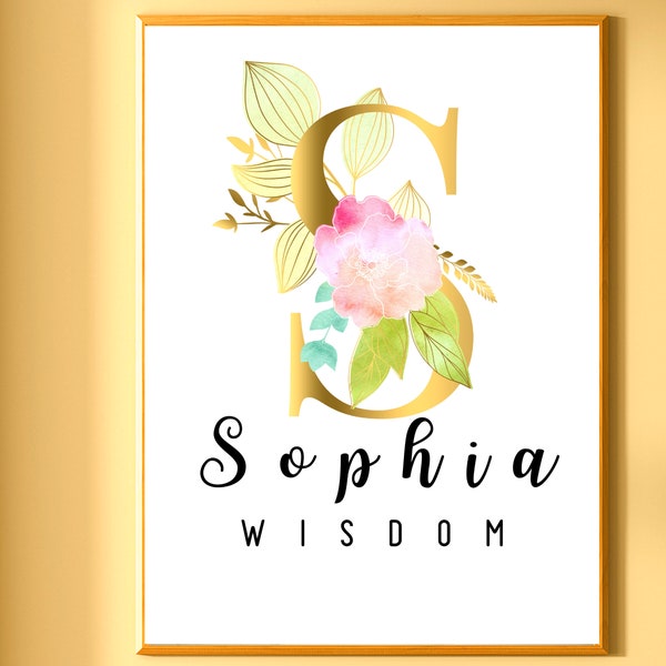 Sophia Name Decor - Etsy