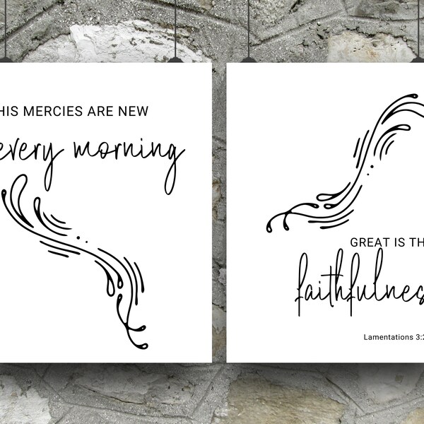 His Mercies Are New - Etsy