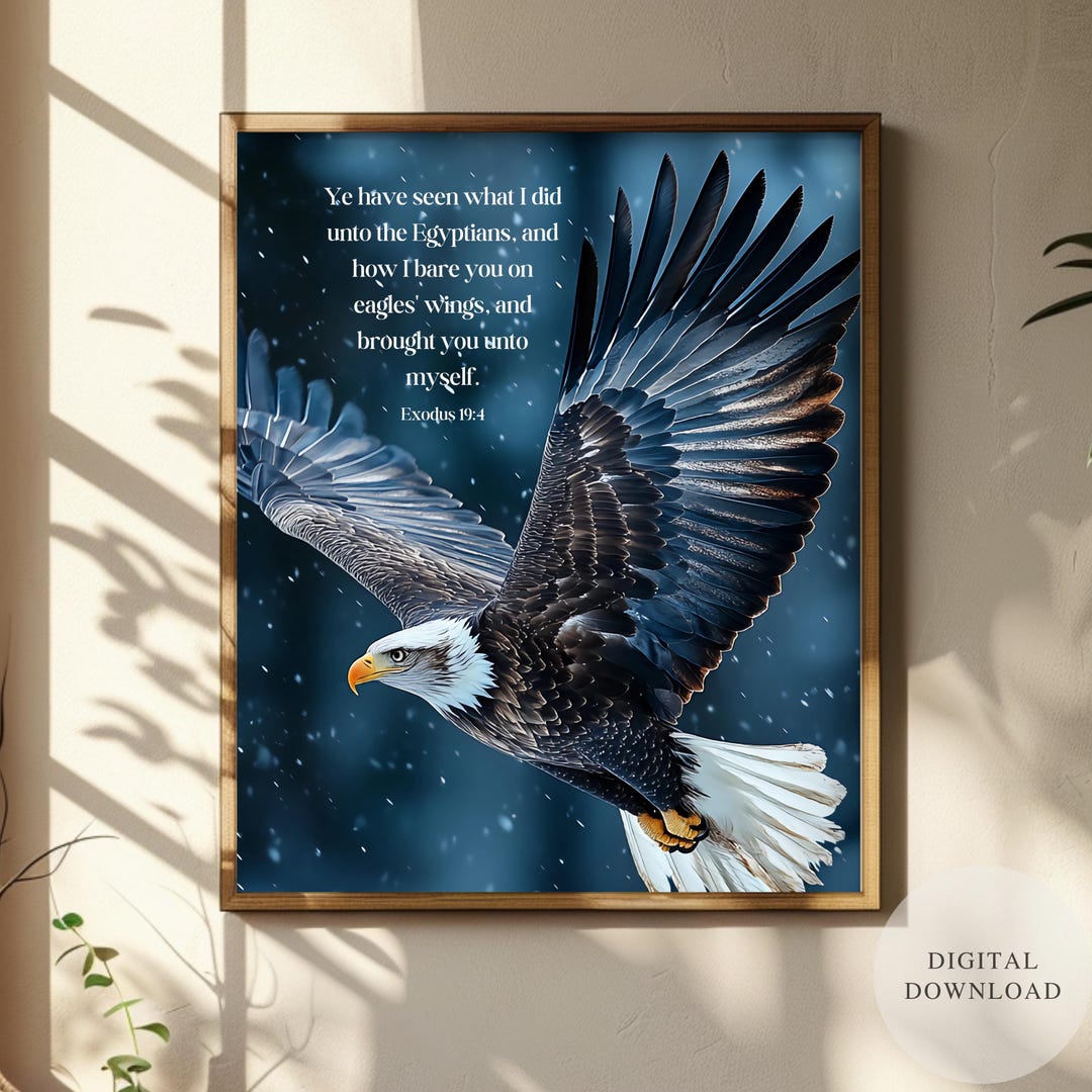 Fascinating Bible Verse About Eagles Wings Photos