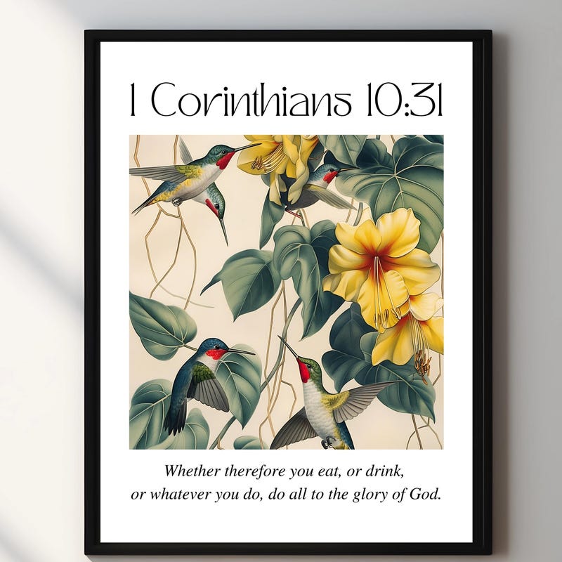 1 Corinthians 10 31 - Etsy