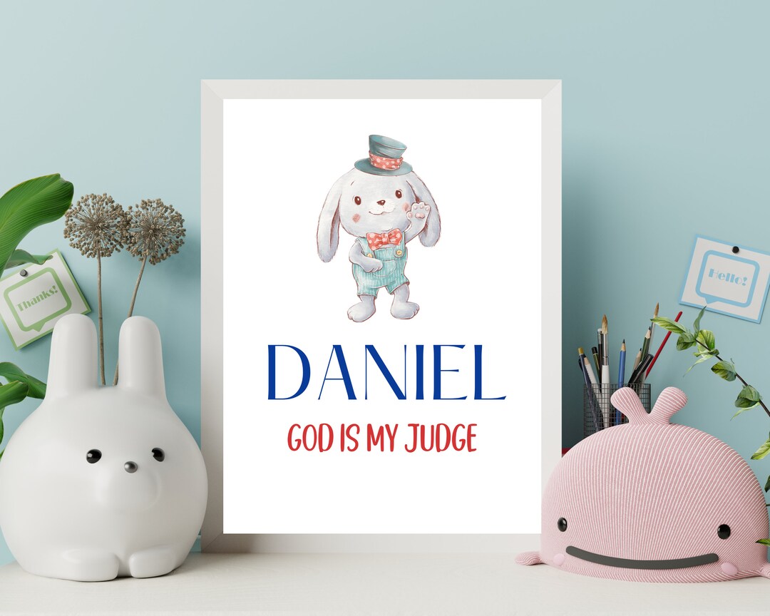 Custom Name Print, Name Printable, Daniel Personalized Name Print, Name ...