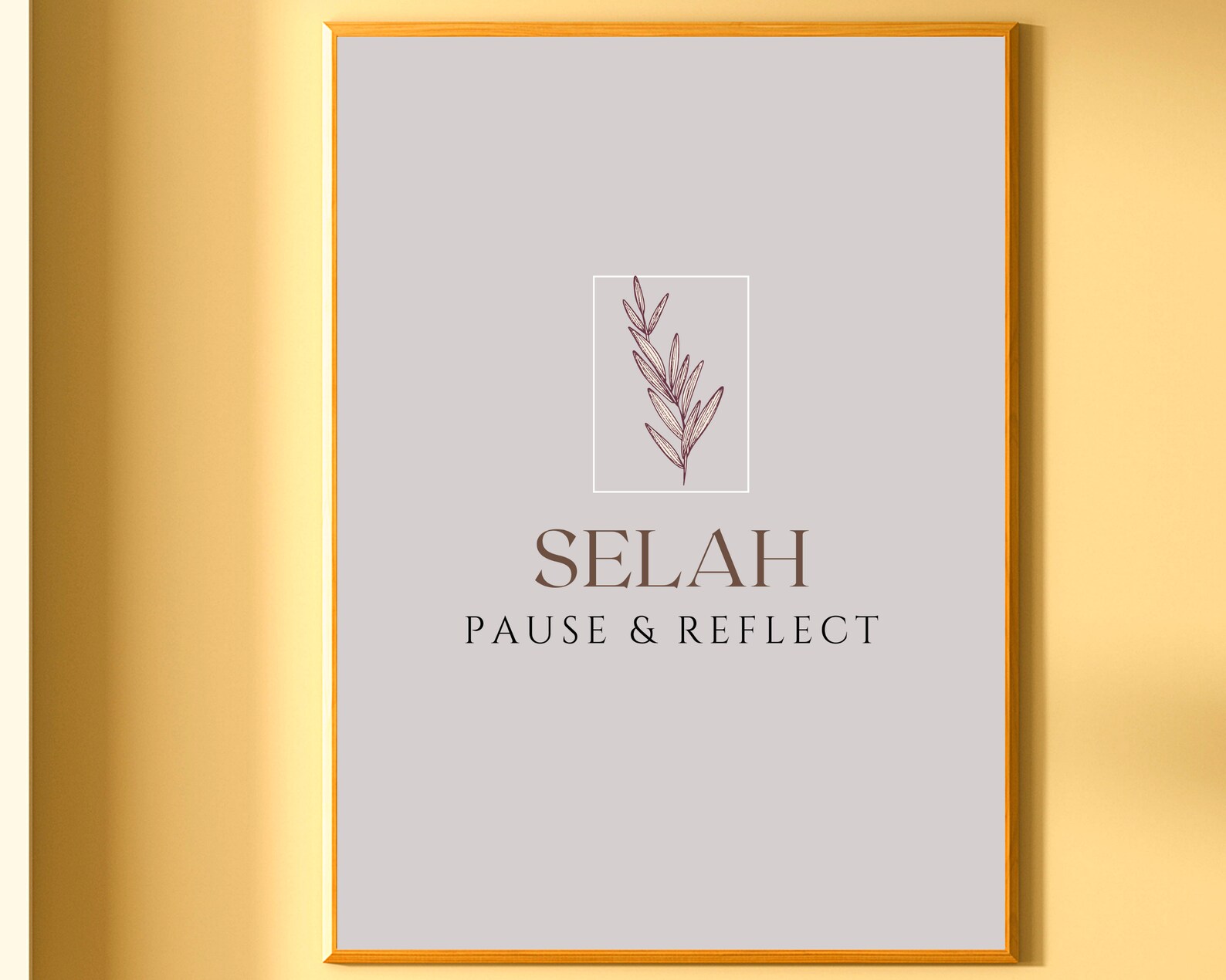 Selah Wall Art Selah Psalms Print Modern Christian Art - Etsy Australia