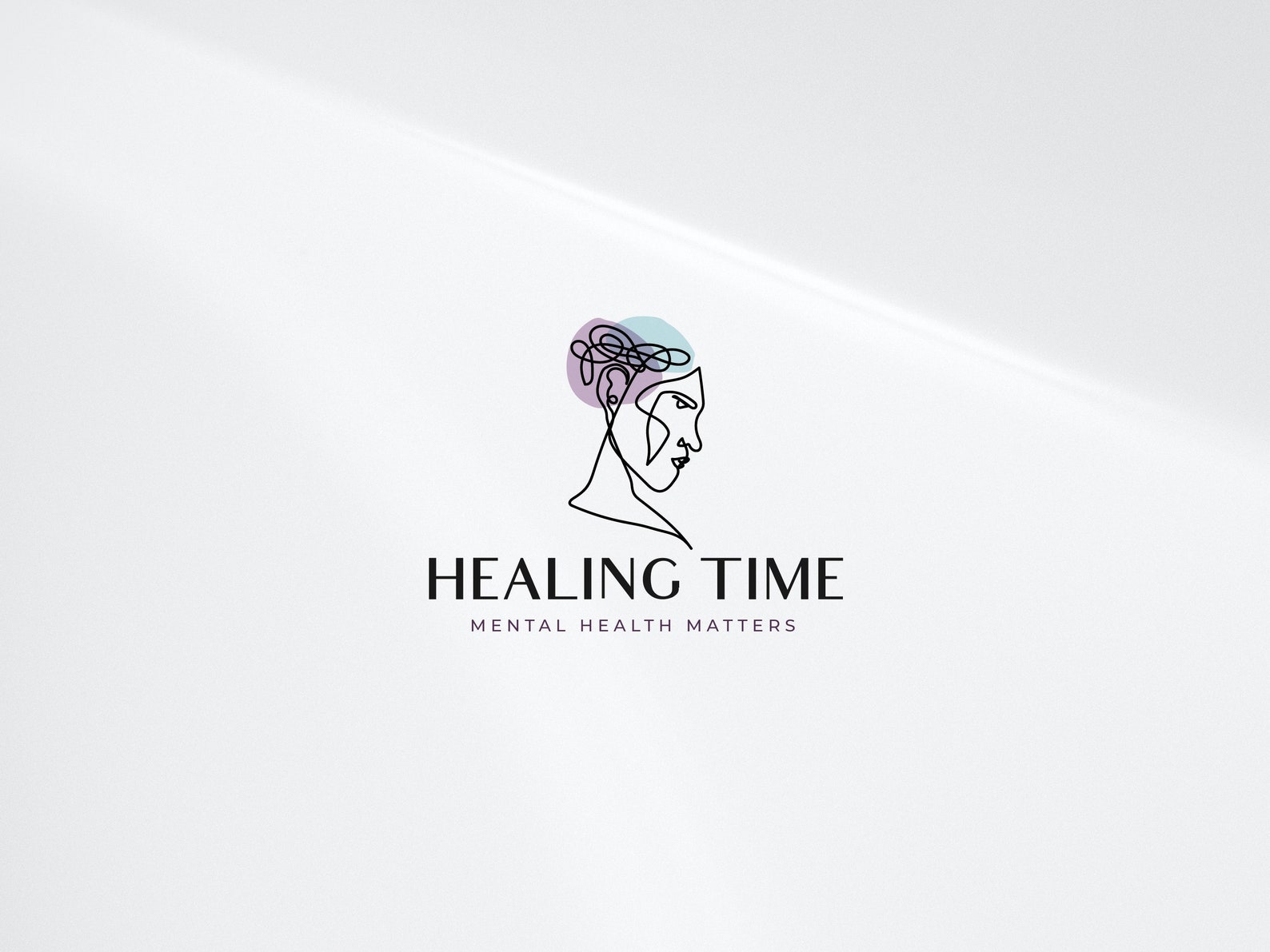 Mental Health Logo Therapy Logo Coaching Logo Abstract Face - Etsy