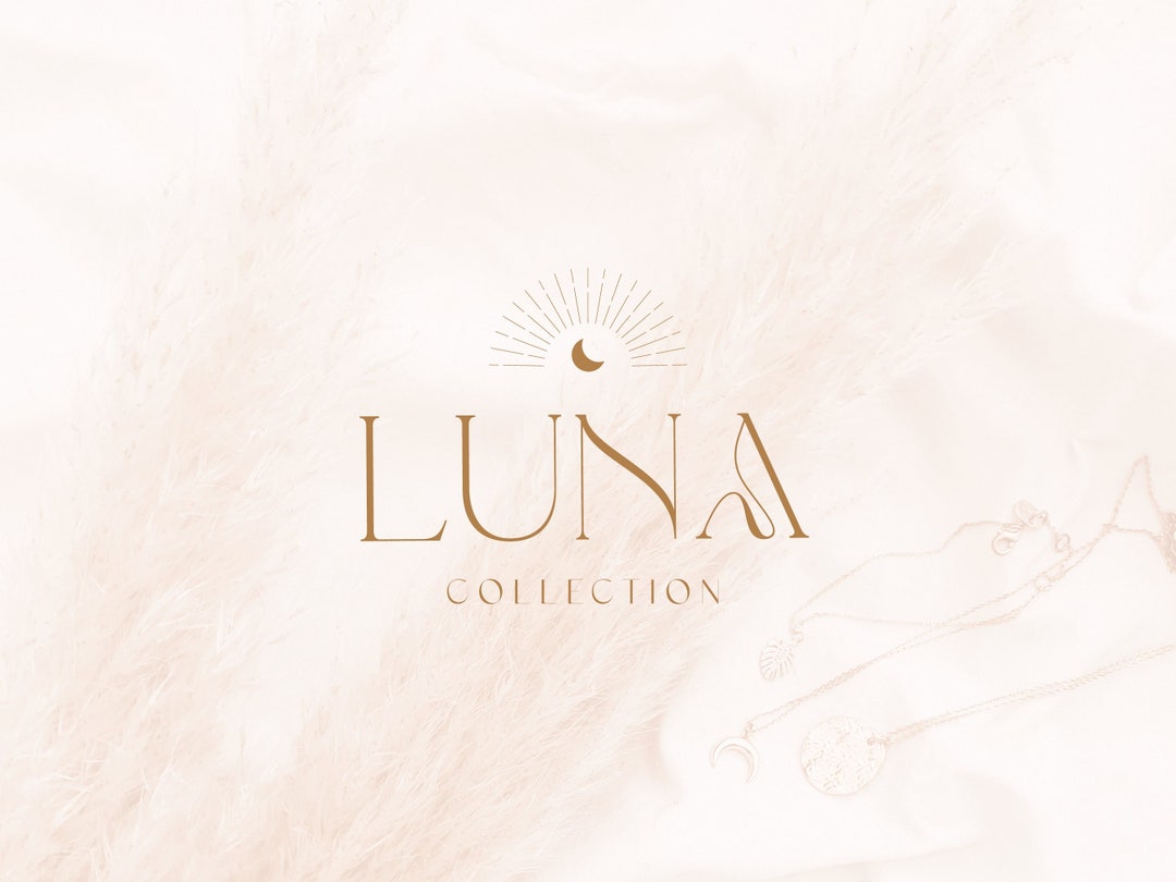 Moon Logo, Life Coach Logo, Luna Logo, Counseling Logo, Spiritual Logo ...