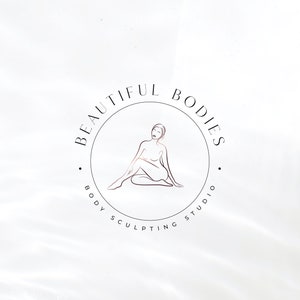 Body Sculpting Logo Design, Woman Body Logo Design, Woman Silhouette ...