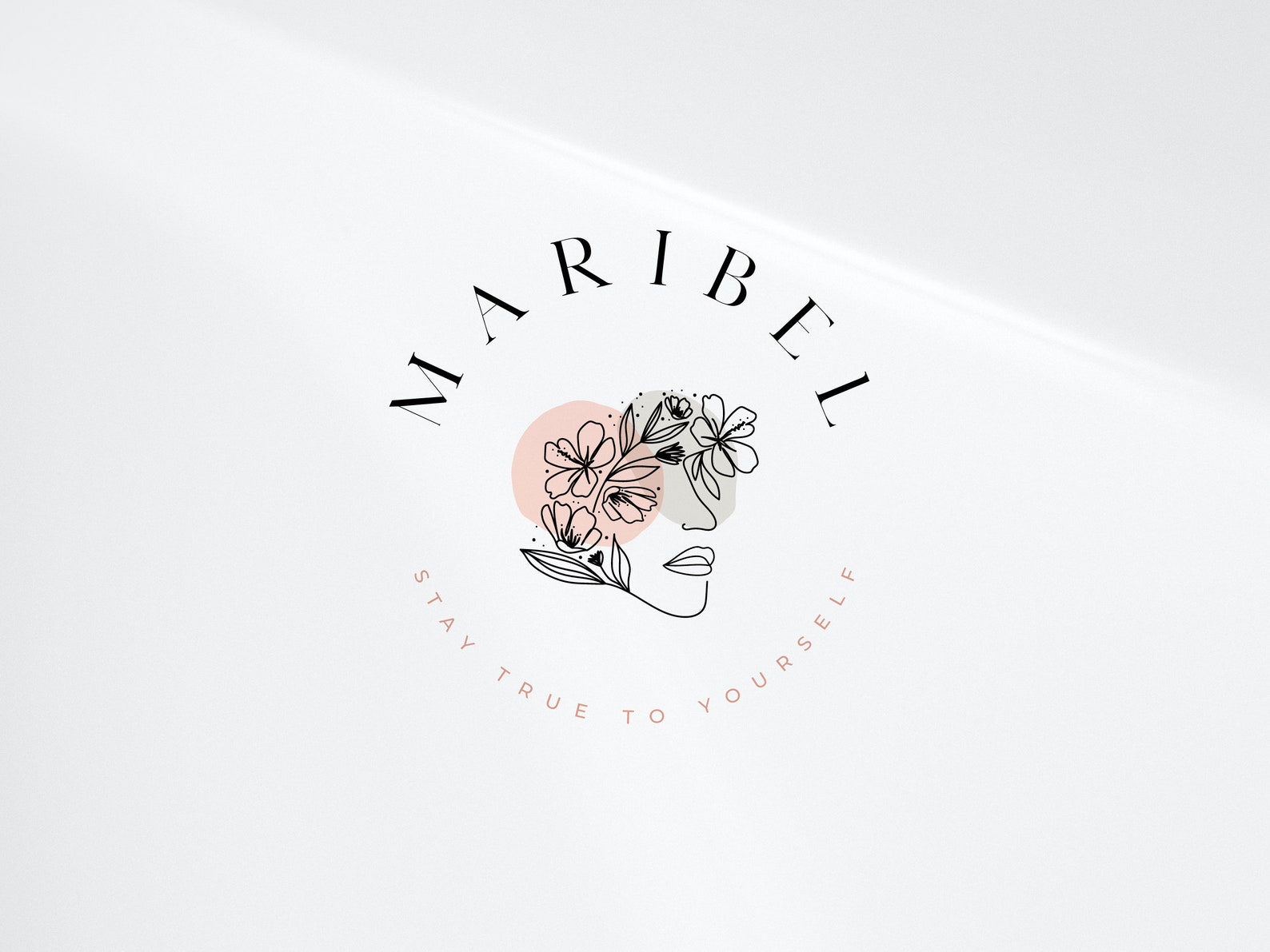 Woman Logo, Line Art Woman Logo, Beauty Face Logo, Makeup Face Logo ...
