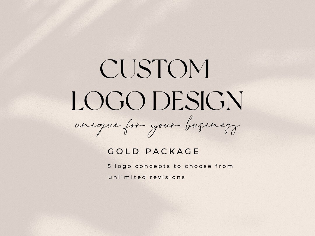 Custom Logo Design Custom Designed Logo for Your Business - Etsy