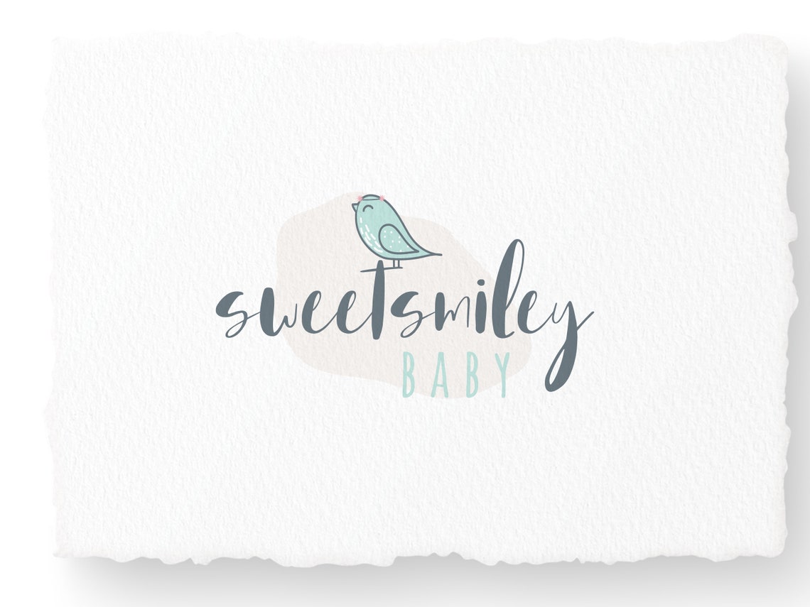 Baby Logo Events Logo Birthday Logo Wedding Logo | Etsy