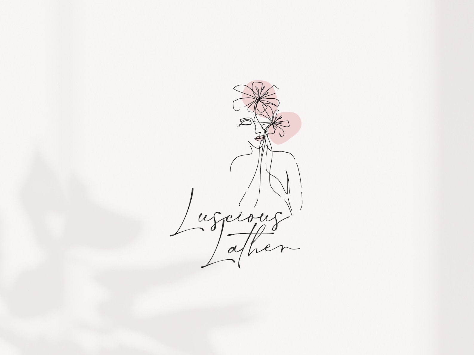 Woman Logo Flower Girl Logo Florist Logo Spa & Wellness | Etsy