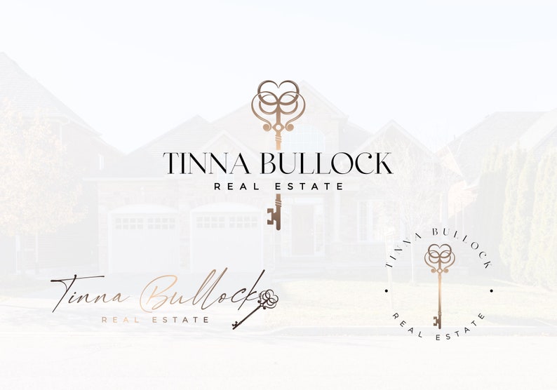 Luxury Real Estate Logo Realtor Logo Key Logo Design Gold - Etsy