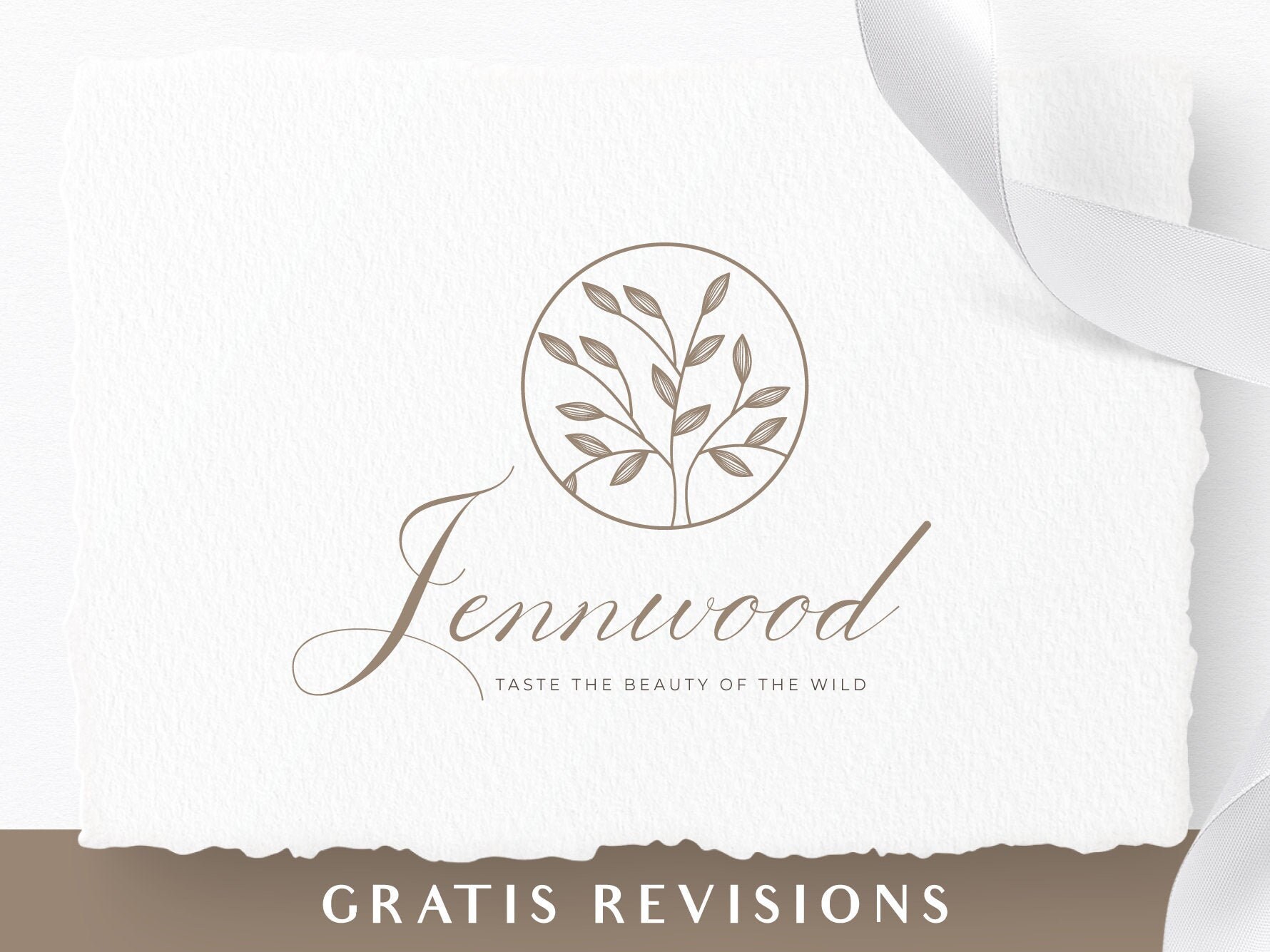 Tree Logo Beauty Logo Organic Logo Leaf logo Skincare | Etsy