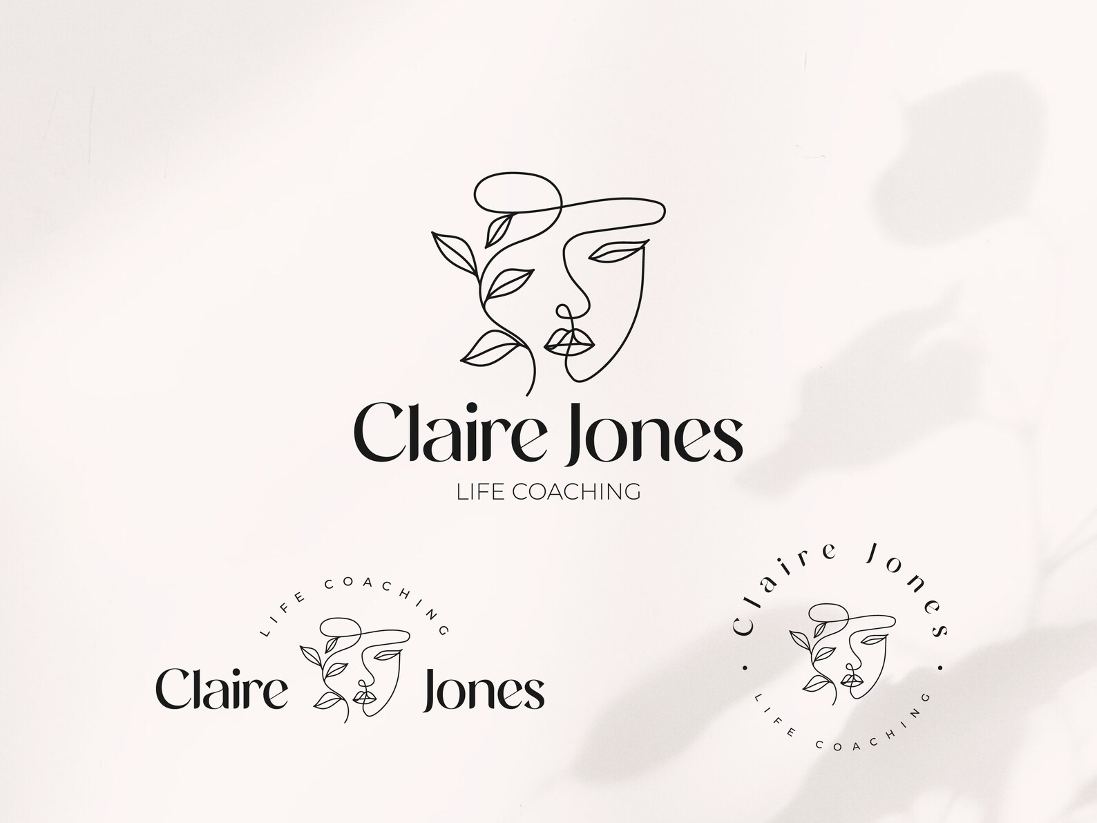 Face Logo Design Abstract Face Logo Face Lineart Logo Mental | Etsy