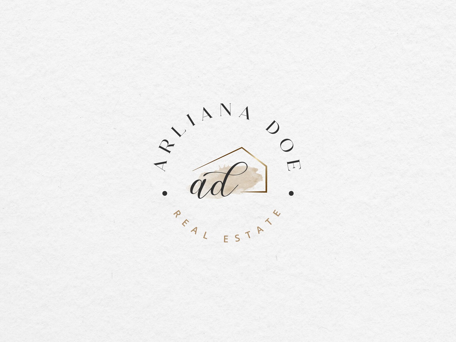 Luxury Real Estate Logo House Logo Design Elegant and Simple - Etsy