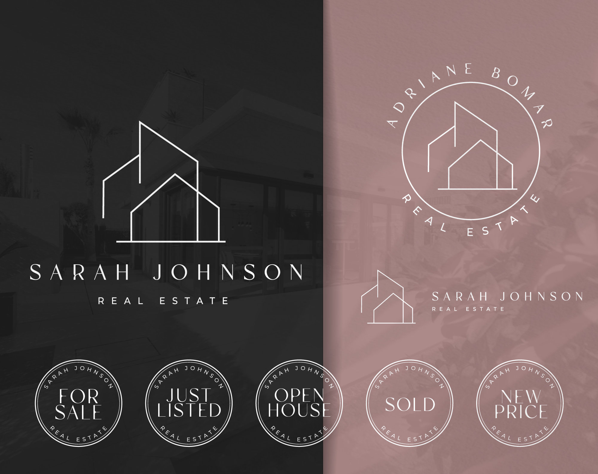 Real Estate Logo Realty Logo Realtor Marketing Real Estate - Etsy