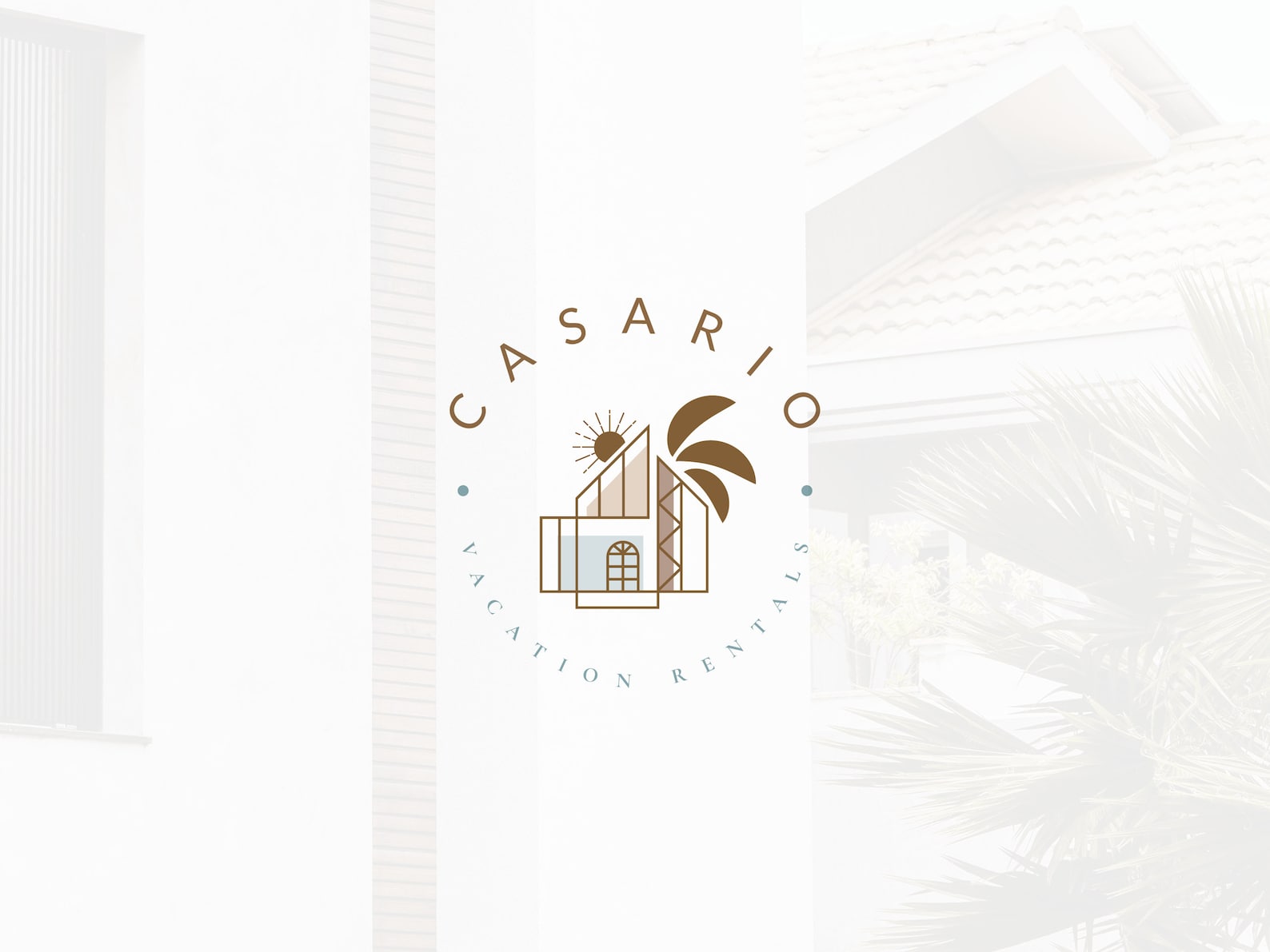 Vacation Rental Logo, House Symbol Design, Airbnb Logo, Abstract House ...