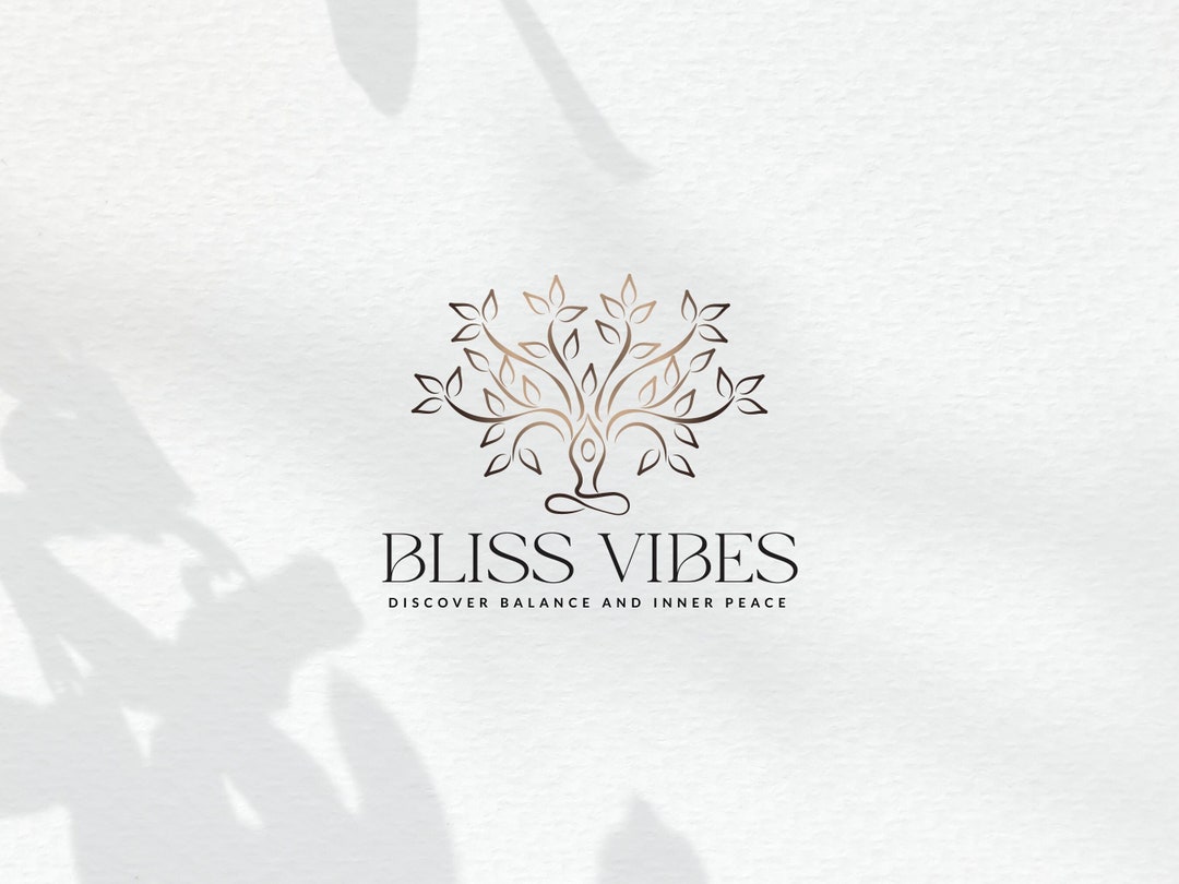 Yoga Tree Logo, Meditation Logo, Zen Logo Life Coach Logo, Tree Logo ...