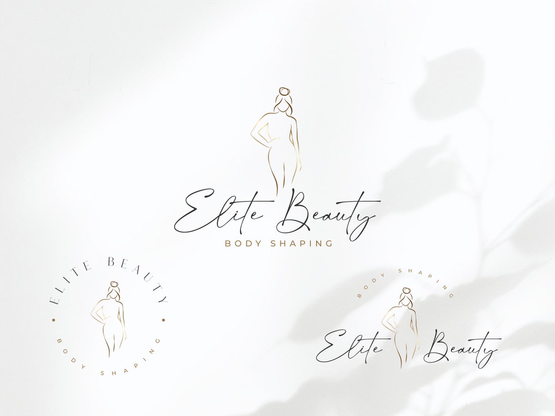 Body Sculpting Logo Design Beauty Logo Design Goddess Logo - Etsy